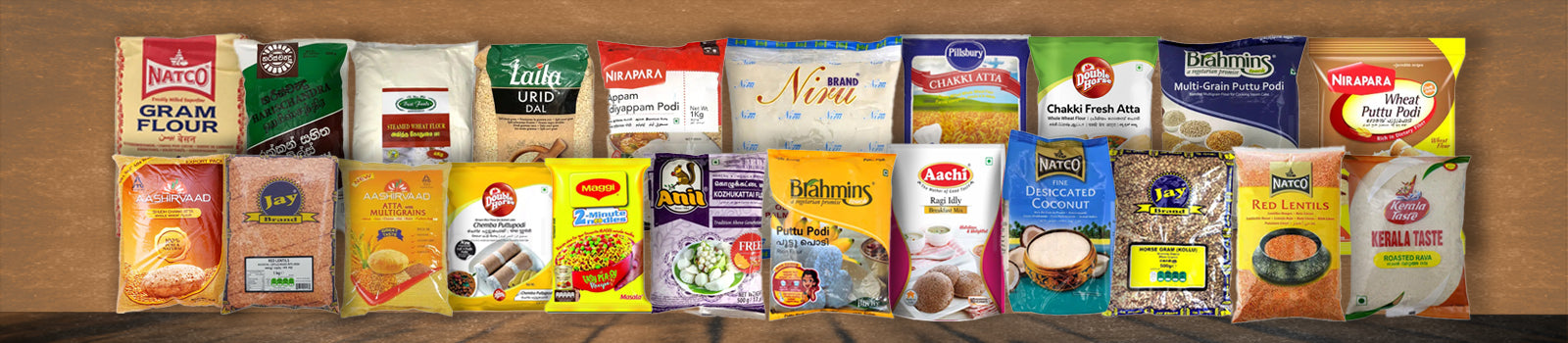 FLOUR & GRAINS - FLOURS - ATTA / WHEAT FLOUR – Shaalis.com