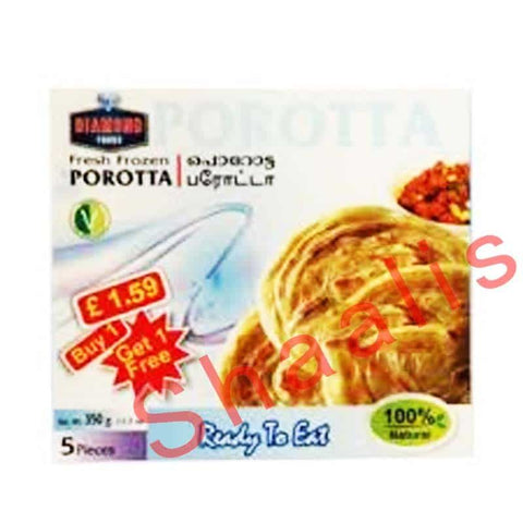 Diamond Foods Frozen Parotta 350g Buy 1 Get 1 free^ – Shaalis.com
