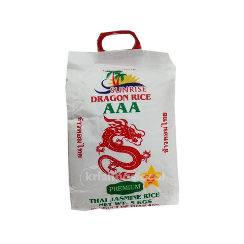 Sunrise Dragon Rice AAA Thai Jasmine Rice 5kg^ – Shaalis.com